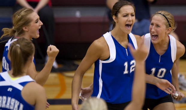 Wilson, Sicner lead Blue to NCA volleyball win
