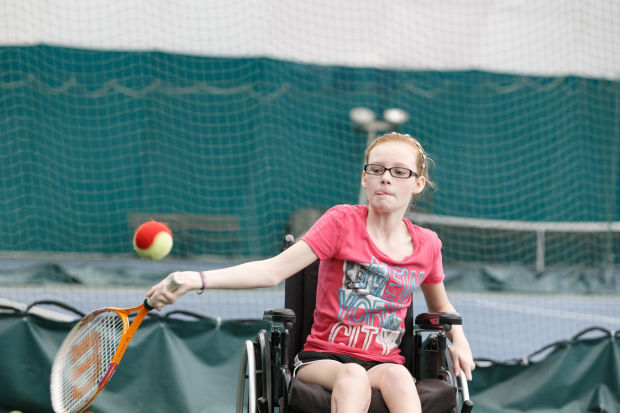 Adaptive tennis allows those with disabilities to get in the game