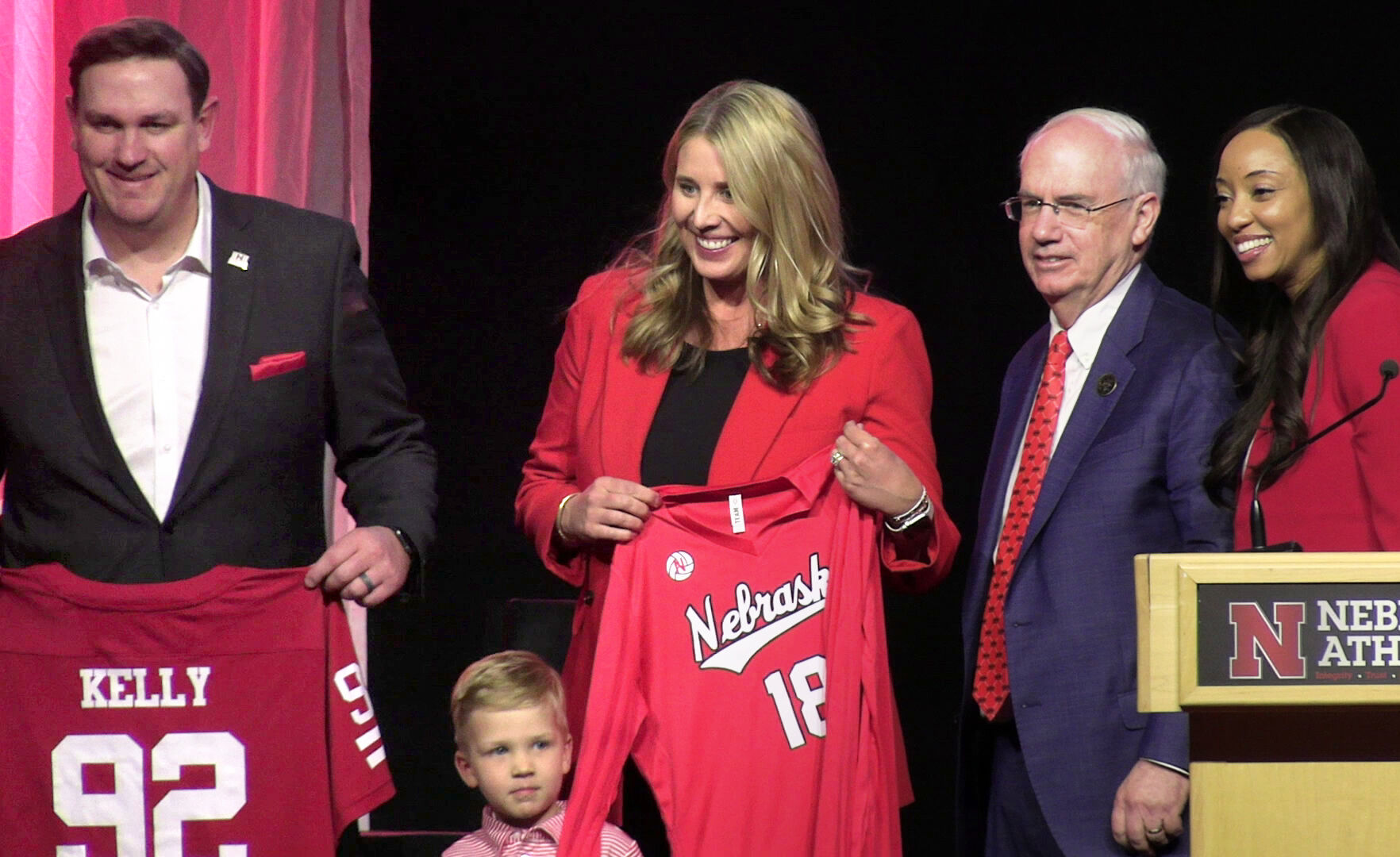 Nebraska volleyball fans show out for Busboom Kelly
