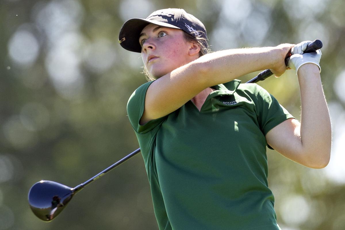 District girls golf: Defending state champ Eden Larson wins fourth ...