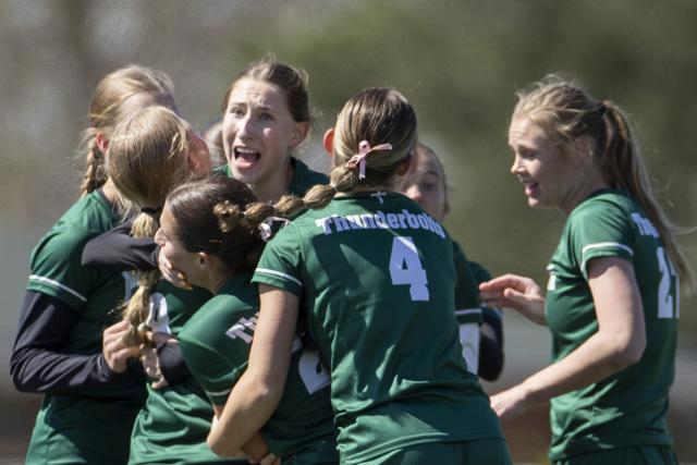 Behind its rookie goalie, Pius X girls soccer caps big week with ...