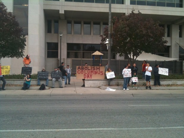 Columbus Day based on lies, local group says