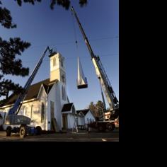 After a long absence, Tobias church gets a new steeple