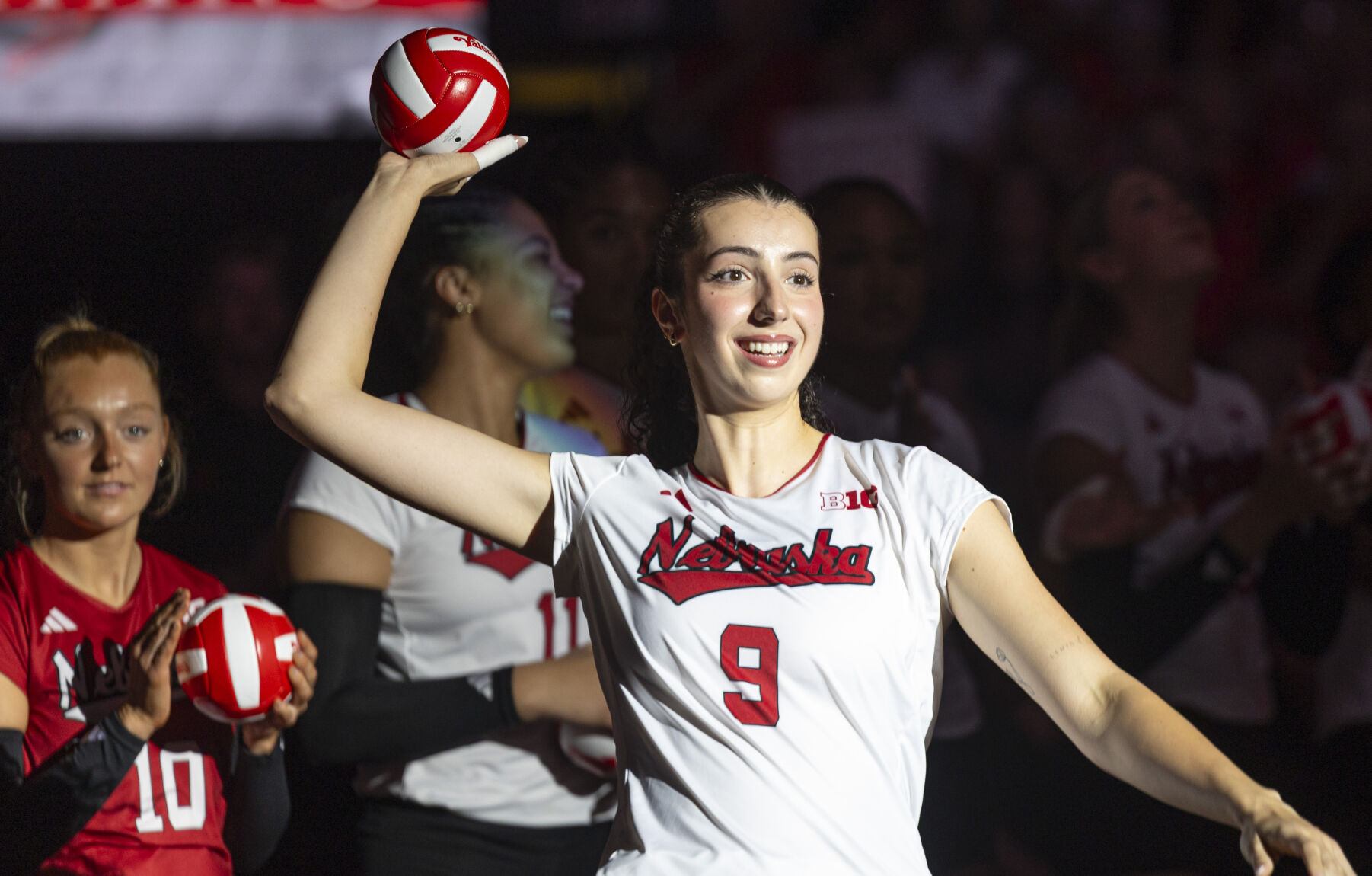 Jordan Larson, Kirsten Bernthal Booth talk rise of volleyball, Nebraska ...