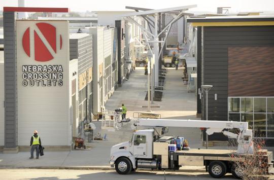 Photos: Nebraska Crossing Outlet Mall nears completion