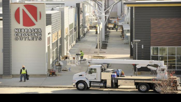 Photos: Nebraska Crossing Outlet Mall nears completion | Photo ...