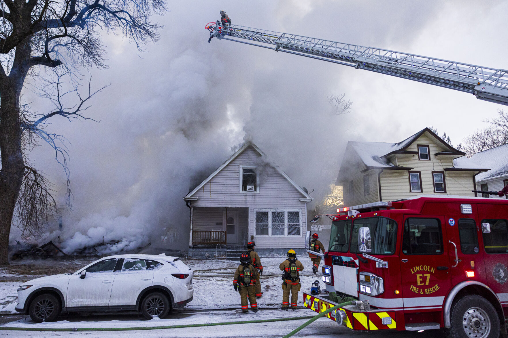 Family who lost central Lincoln home in fire burglarized