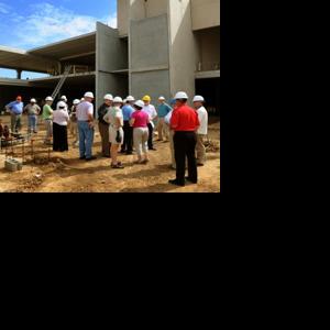 Commissioners tour progress on new 'Lego-style' jail