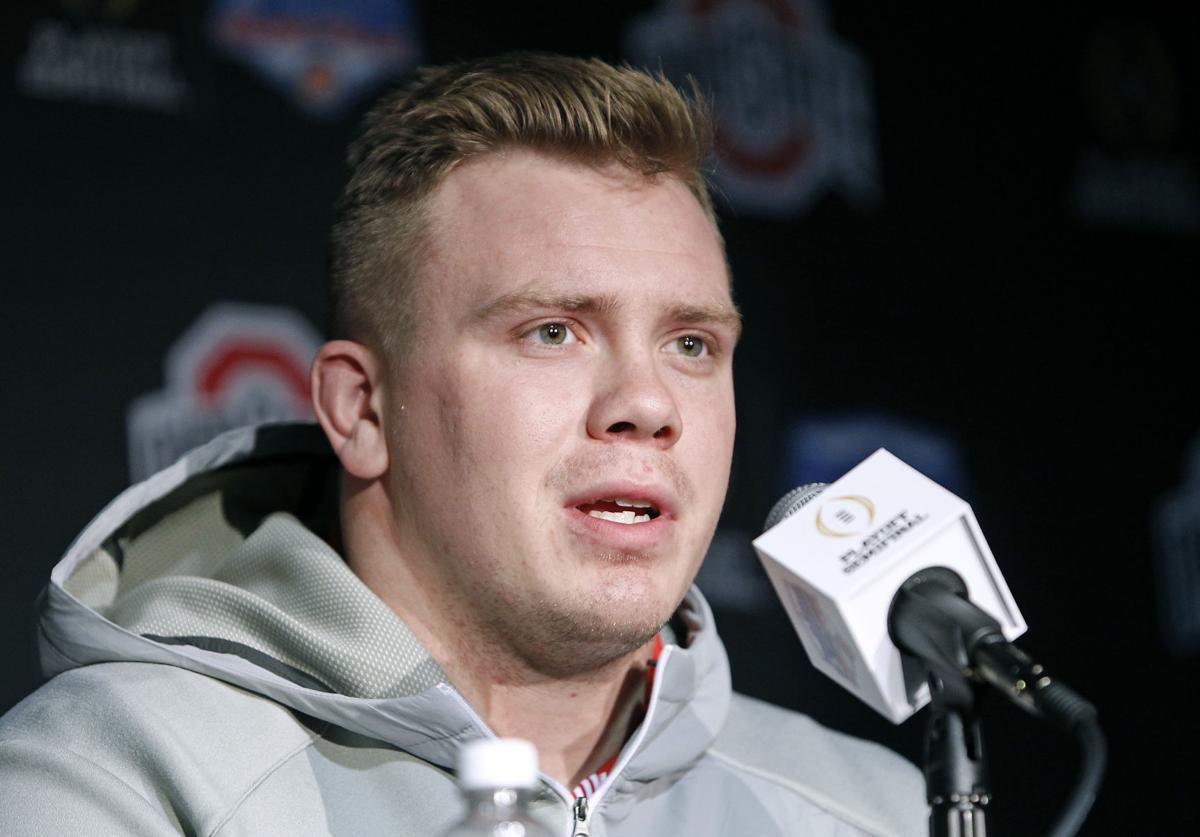 Ohio State center Elflein overcame odds to win Rimington Trophy