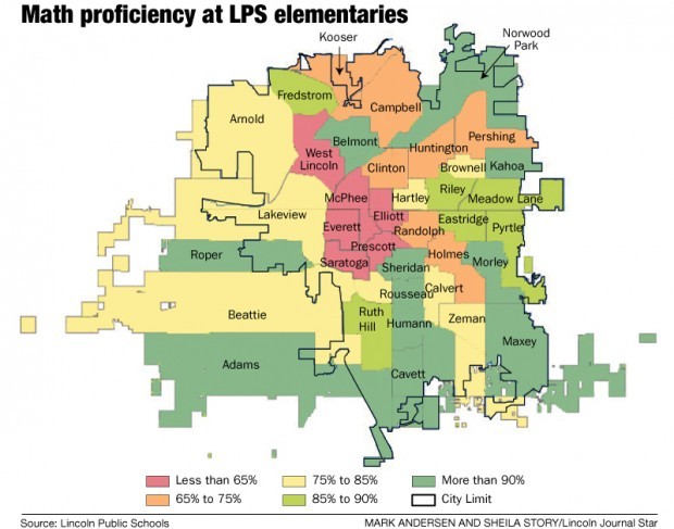 LPS reading and math scores generally improve