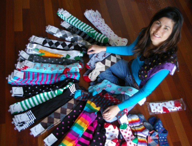 Lincoln native putting stock in socks