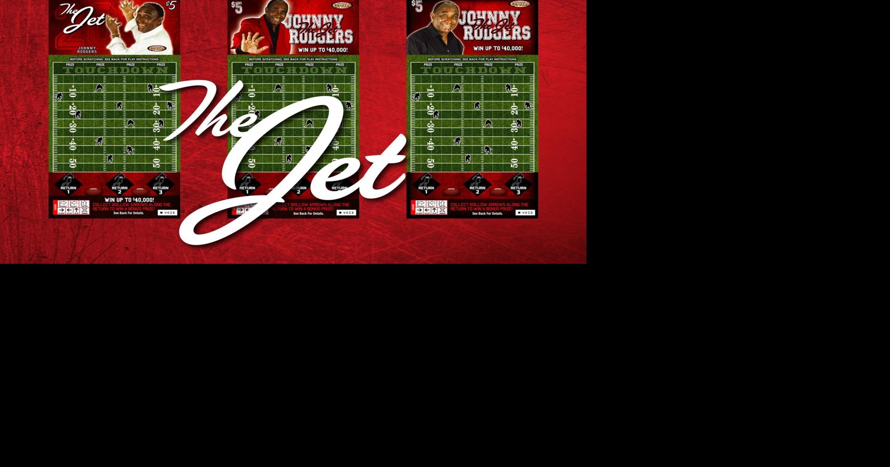 Latest scratch game features Johnny 'The Jet'