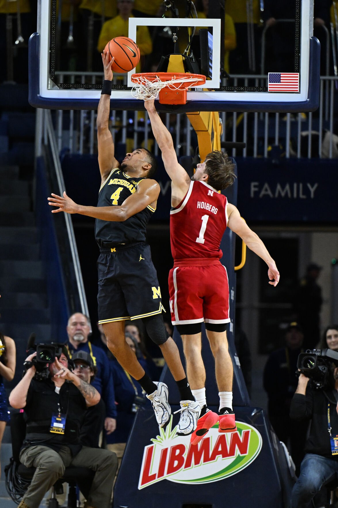 Photos: No. 5 Nebraska men's basketball takes on No. 3 Michigan, Jan ...
