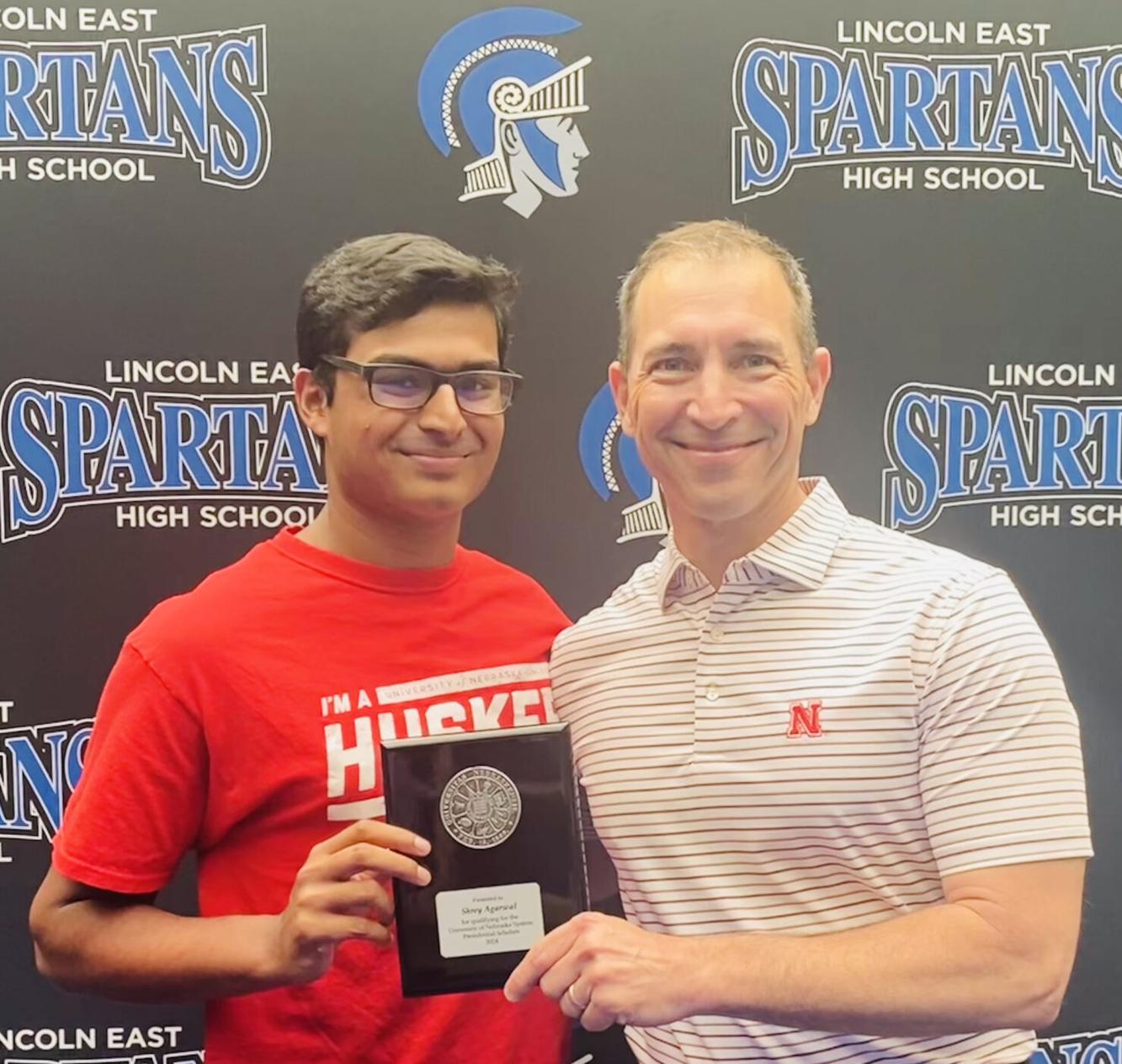 UNL signs Presidential Scholar Agarwal of Lincoln East