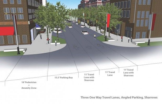 P Street redesign is balancing act of traffic, parking, pedestrian and ...