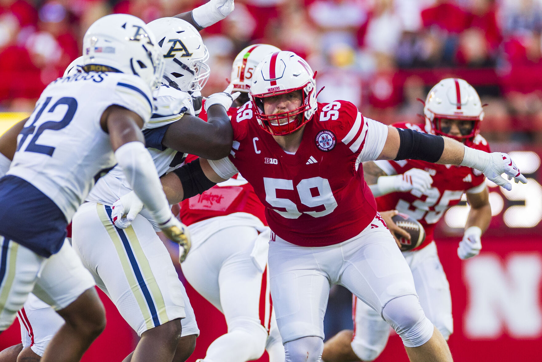 Nebraska D-lineman among young Huskers ready for chance vs. Houston ...