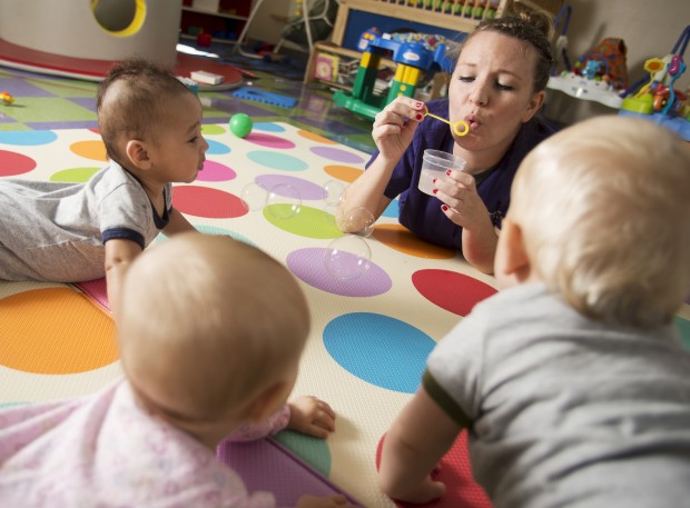 Encourage use of five senses to help baby learn