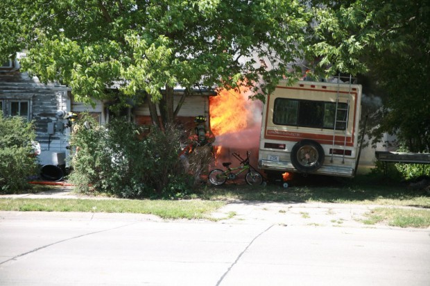 Cigarette sparks Beatrice house fire