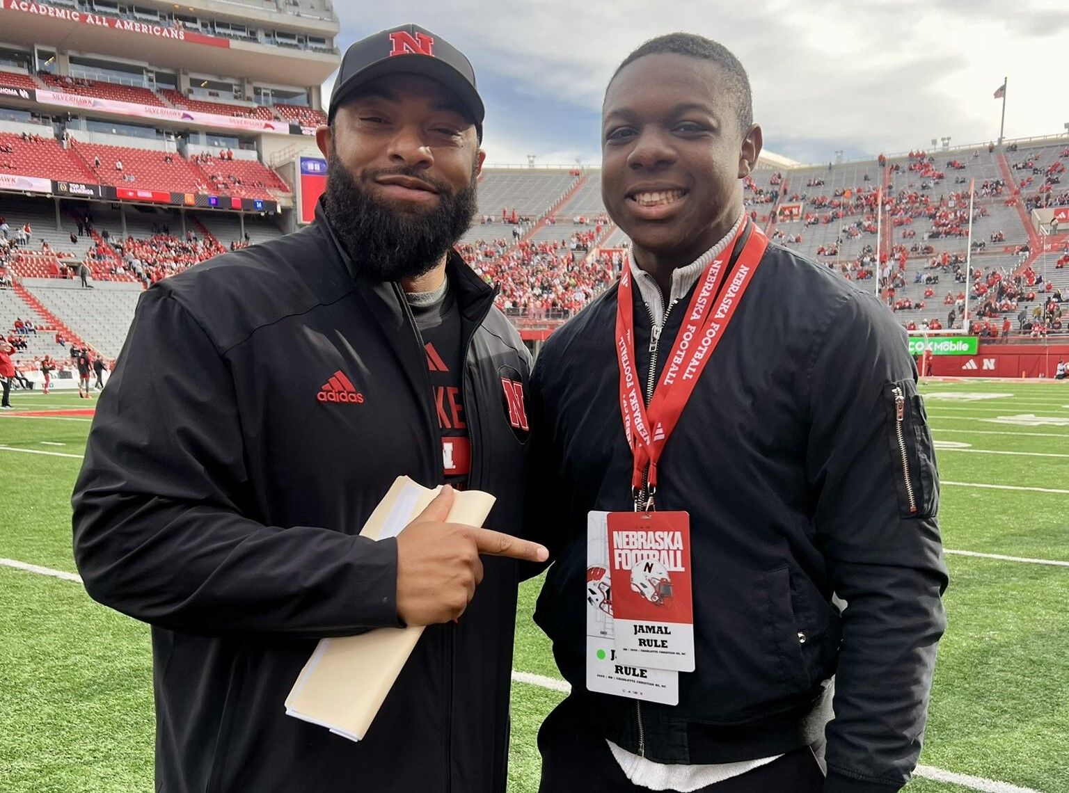 Jones, Rule highlight Nebraska football's recruit visitors
