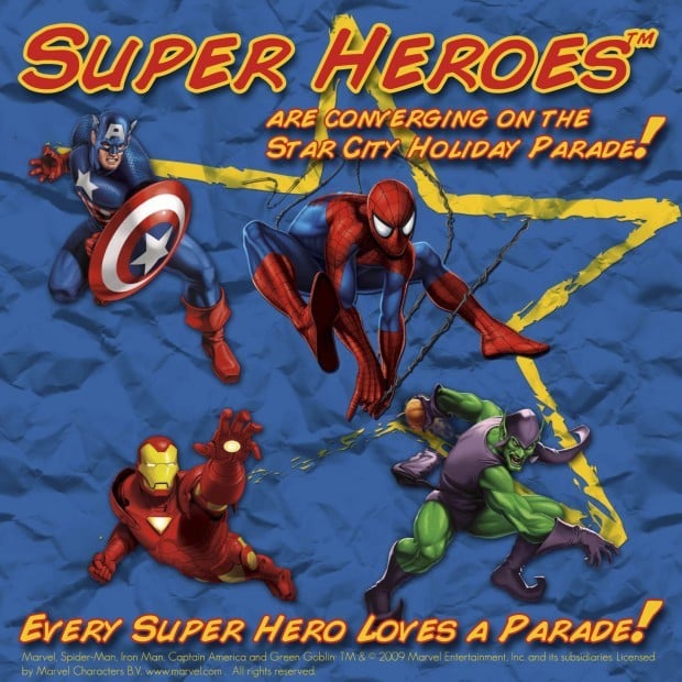 Super heroes headline 25th annual Star City Holiday Parade