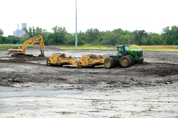 Weather delays completion of Abbott motocross track