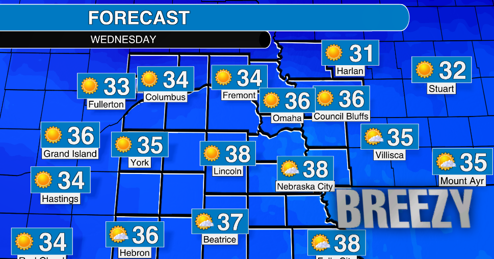 Seasonable temperatures Wednesday, but another cold front expected ...