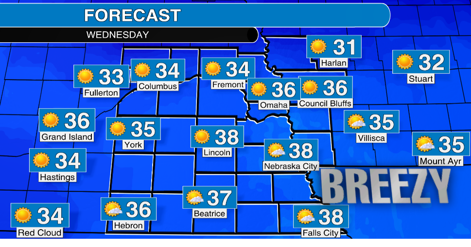 Seasonable temperatures Wednesday, but another cold front expected ...
