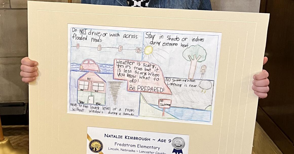 Severe Weather Awareness Poster Contest winners honored