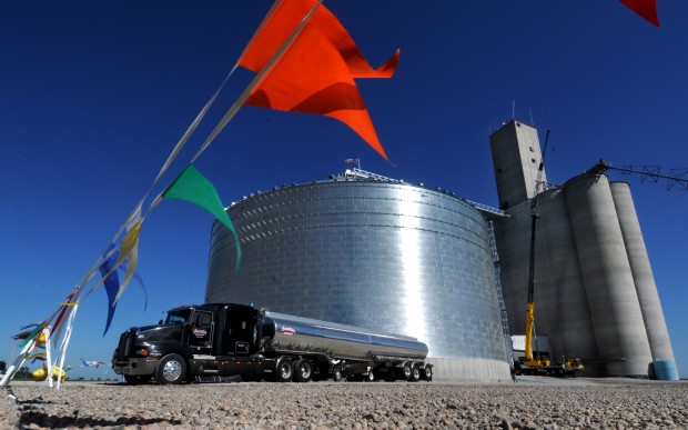 Nothing small about Frontier Coop grain bin