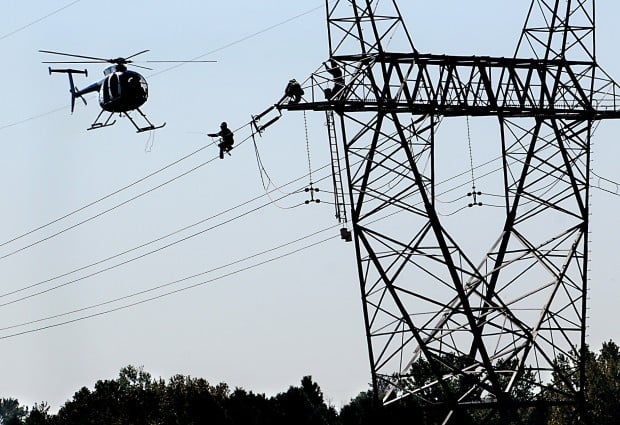 Helicopter crew will patrol, repair LES transmission lines