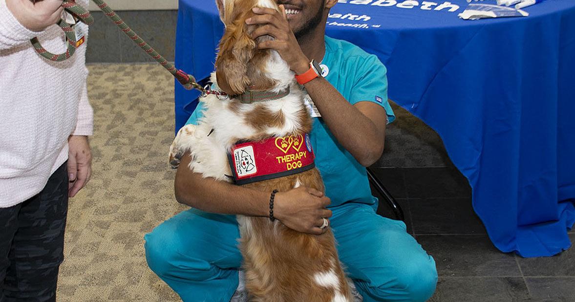 Wag Therapy relieves stress at CHI Health St. Elizabeth