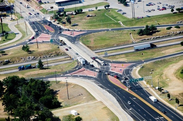 State, city ready to begin work on diverging diamond at Northwest 48th ...