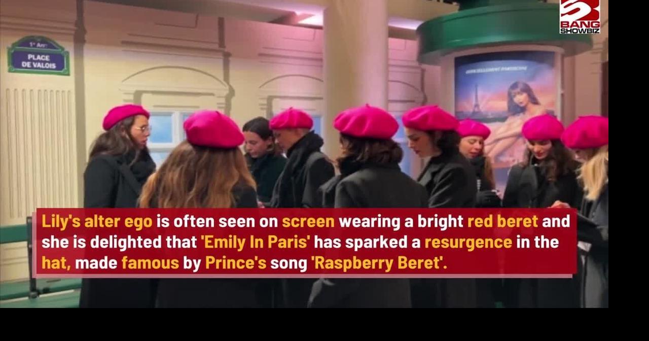 Red berets are back thanks to Emily In Paris