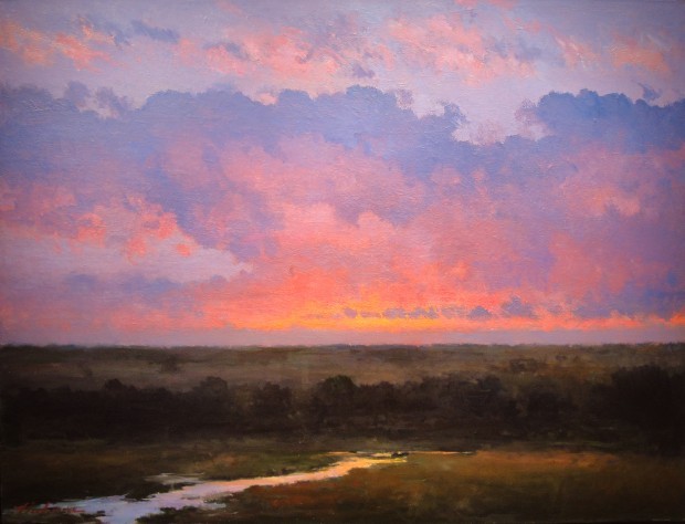 L. Kent Wolgamott: Holoun finds dawn light in superb Kiechel landscape show