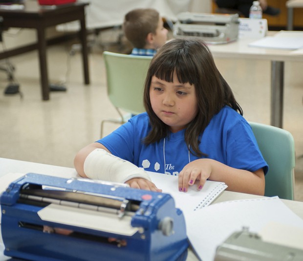 Braille opens up new worlds, air travel to winged Lincoln girl