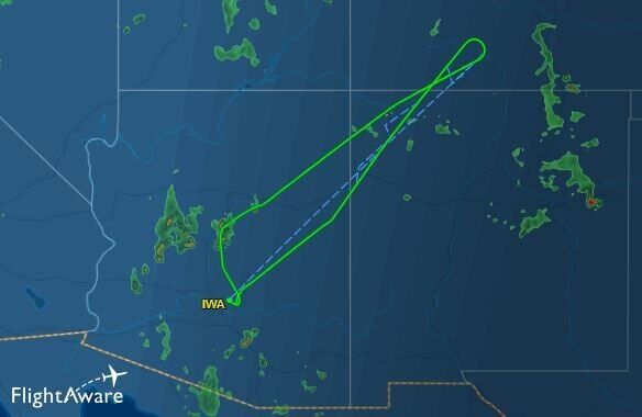 Arizona flight bound for Grand Island turns around midflight