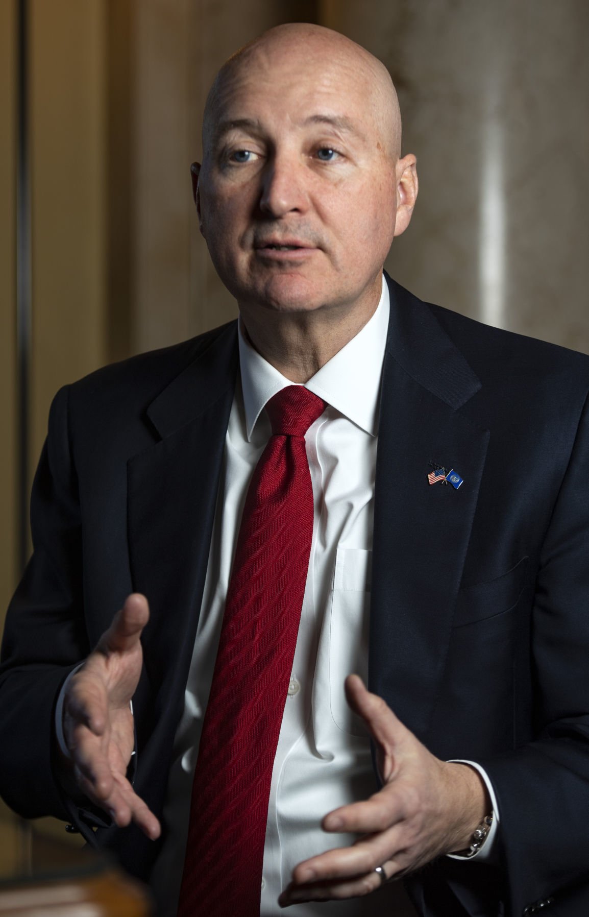 Ricketts focuses on property tax relief for 2019, says Senate bid is ...