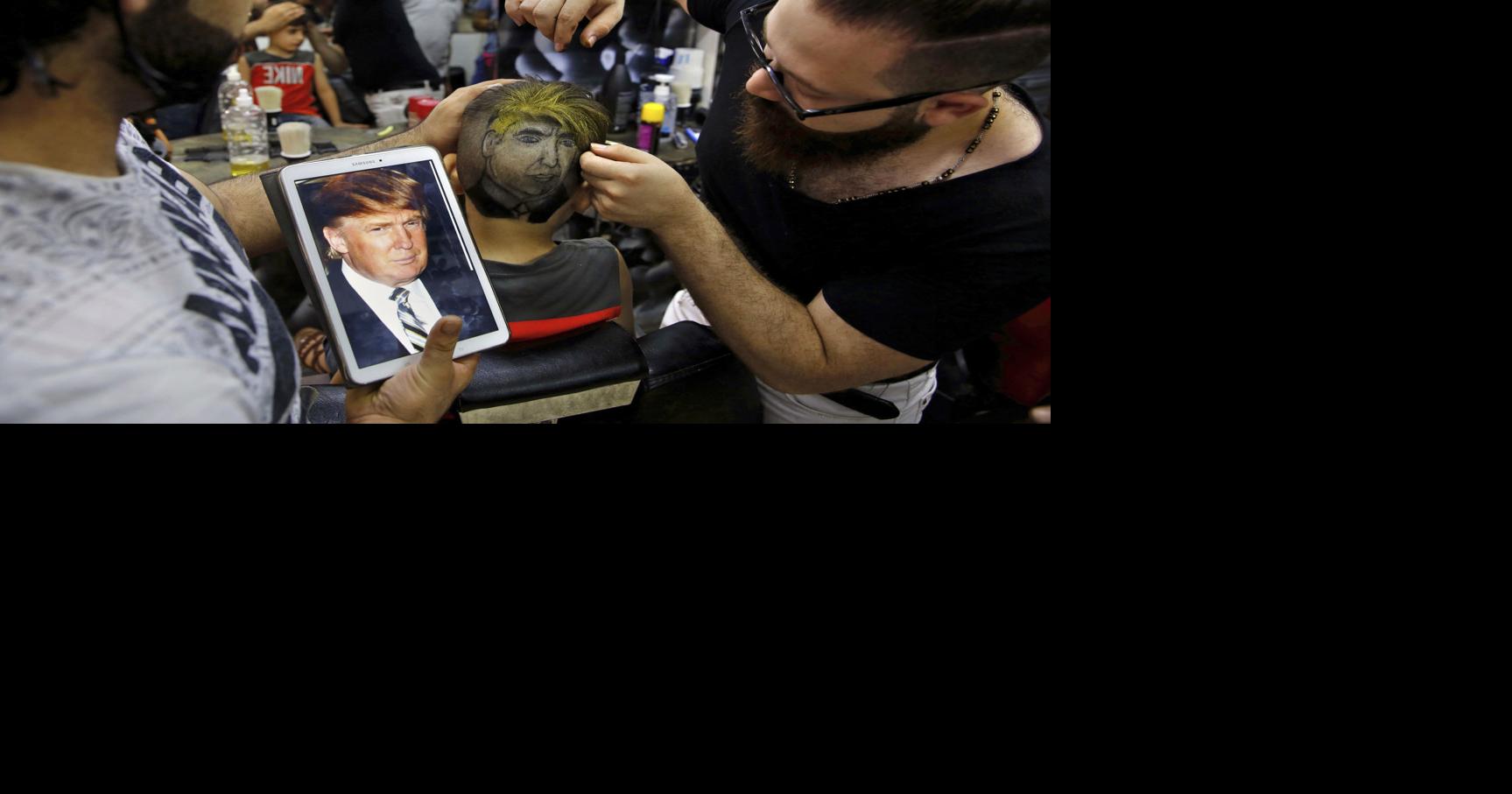 Photos: This Syrian barber creates portraits — on the back of clients ...