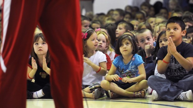 Photo blog: Husker Jared Crick speaks to Roper students