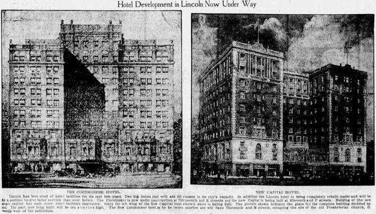 Remembering the original Cornhusker Hotel, built 95 years ago