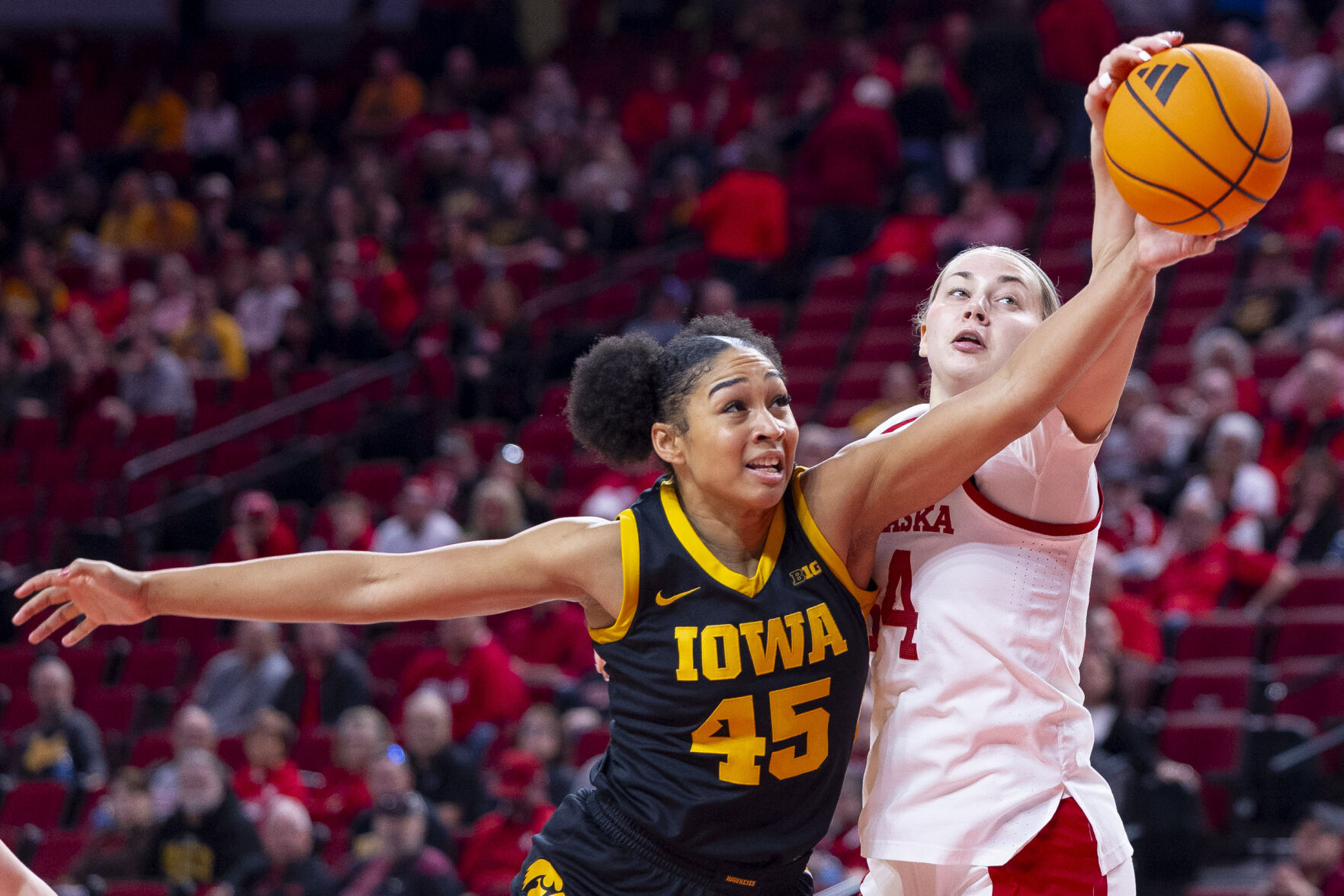 Iowa beats Nebraska women’s basketball 80-67