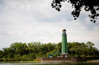 Above U.S. 6, new life for old lighthouse