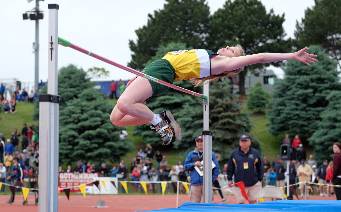 Medill working for third straight state high jump title