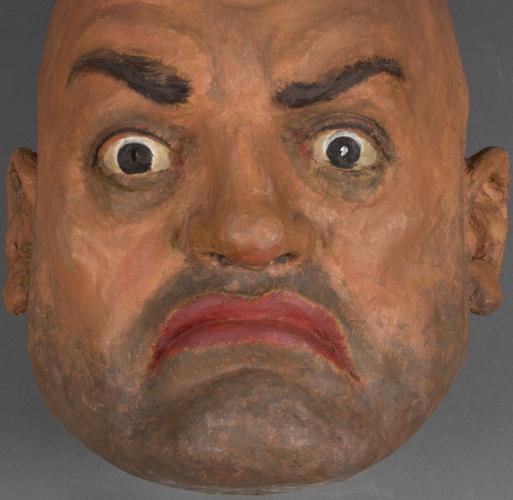 Museum-goers get to face off with strange set of masks