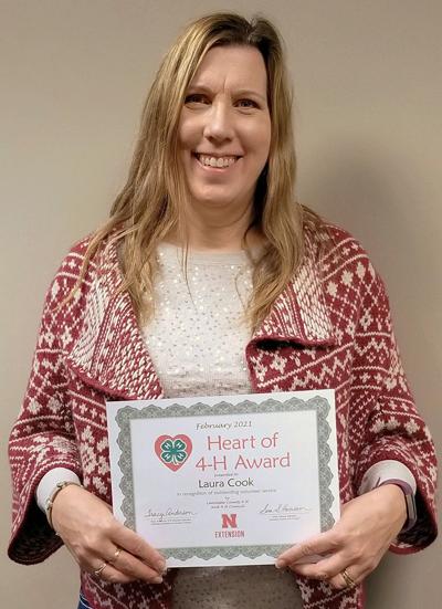 Laura Cook receives February Heart of 4-H Award