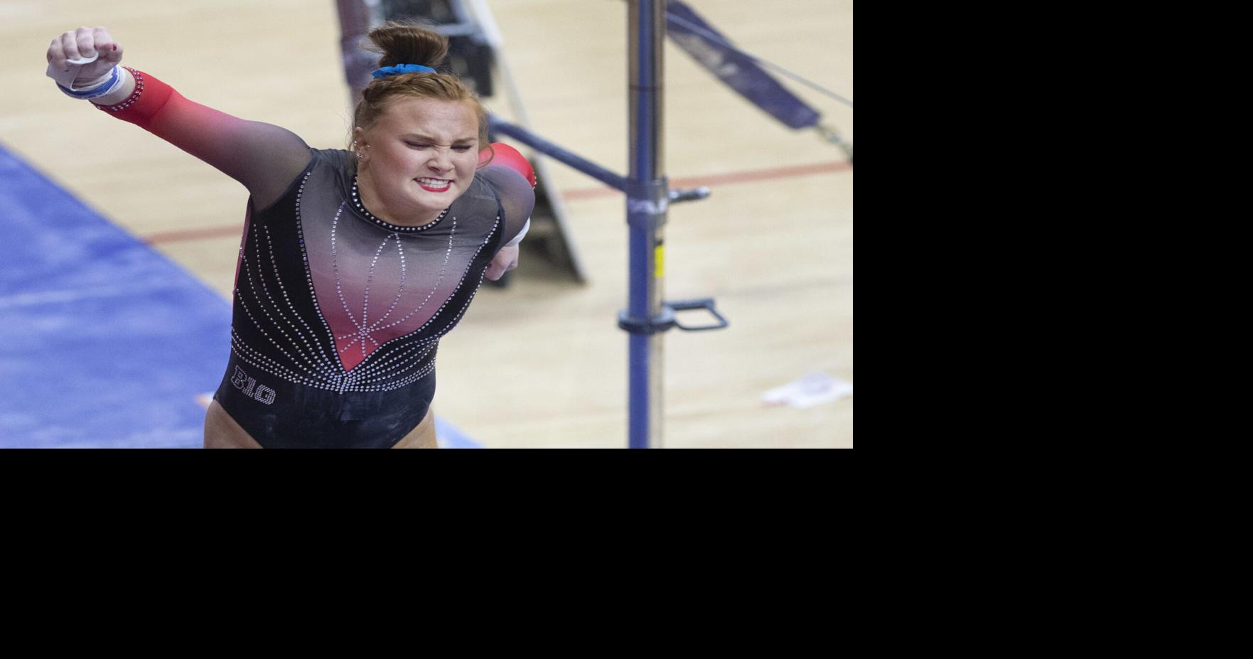 Nebraska's Kinsey Davis earns all-Big Ten honors in gymnastics