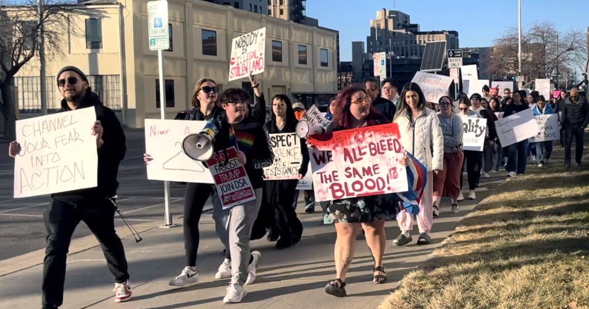 Protesters rally at Nebraska Capitol to support immigrants