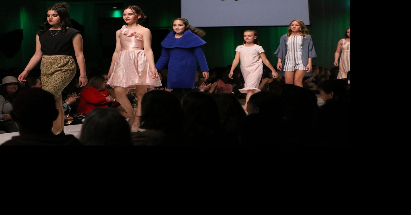 Lancaster County 4-H models garments at Omaha Fashion Week