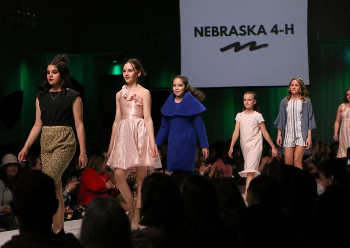 Lancaster County 4-H models garments at Omaha Fashion Week
