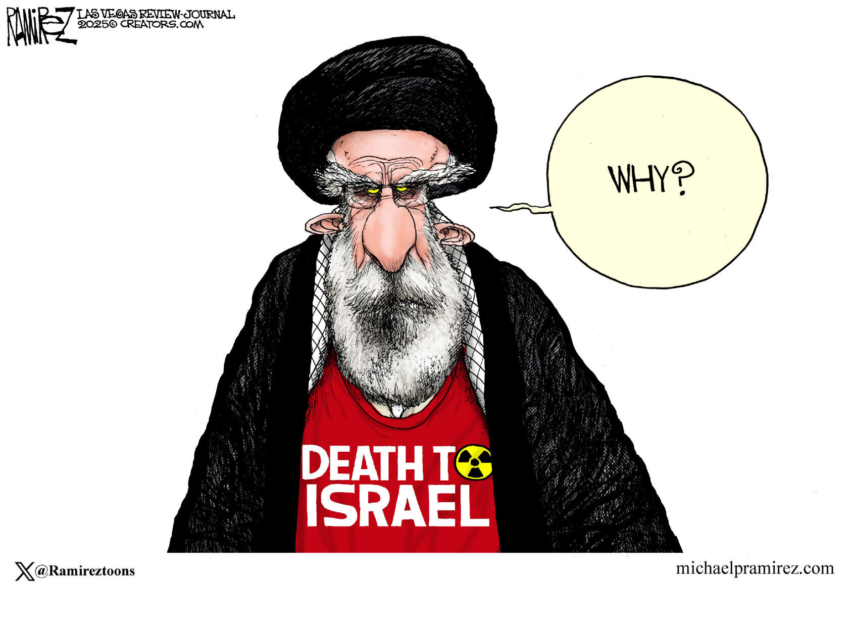 10 political cartoons target the war between Iran and Israel